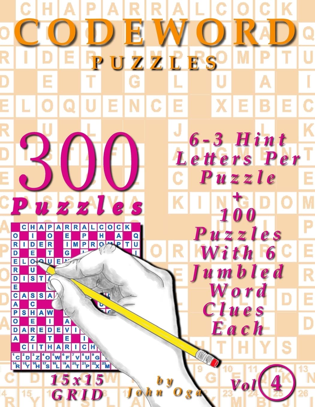 Amazon.com: Codeword Puzzles: 300 Puzzles, Volume 4: 9781983952326: Oga ...