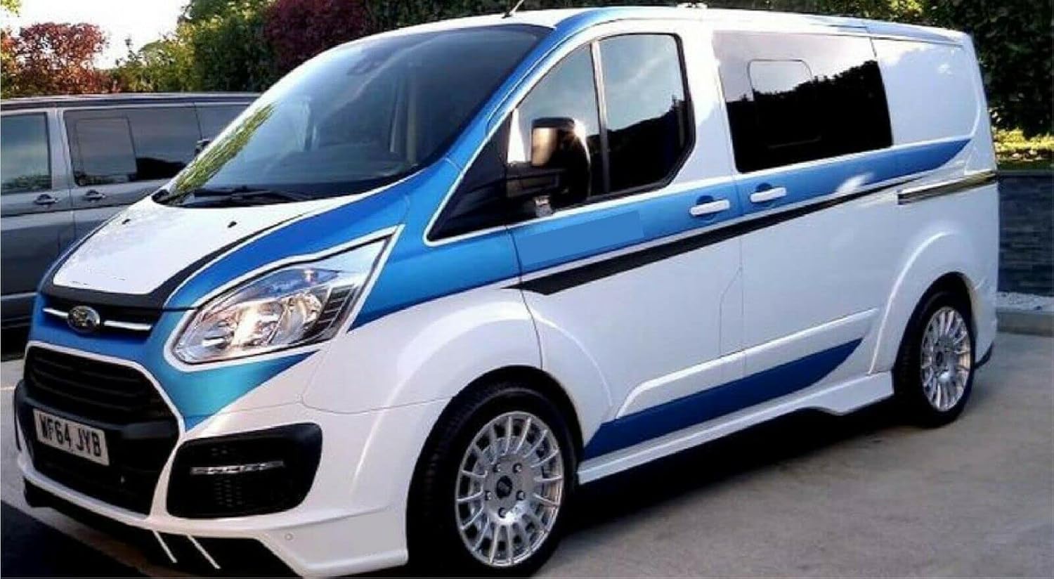 Fits Transit Custom Vinyl Graphics Kit Decals M Sport Custom Logo ...