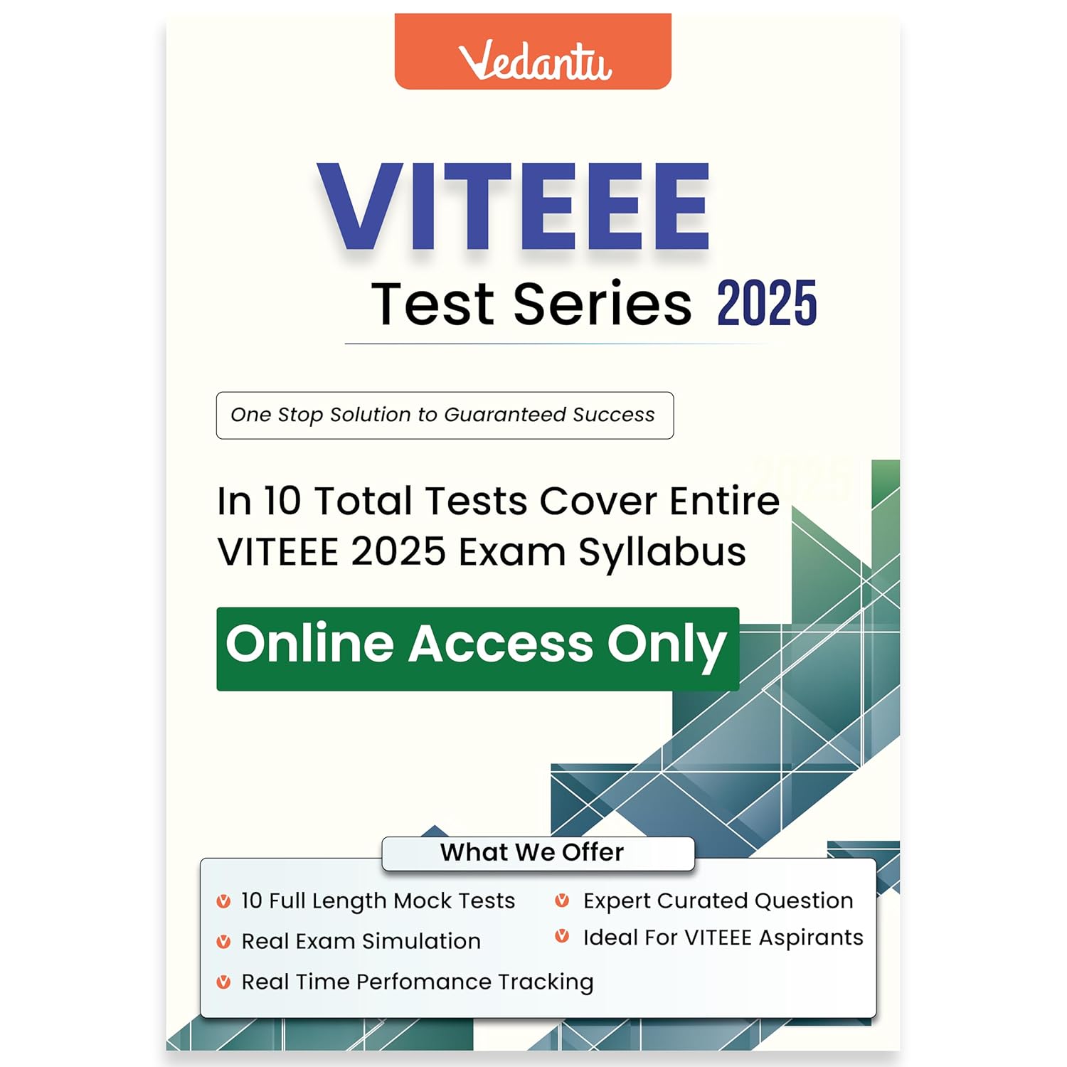 Vedantu VITEEE Online Test Series 2025 | 10 Full-Length Mock Tests ...