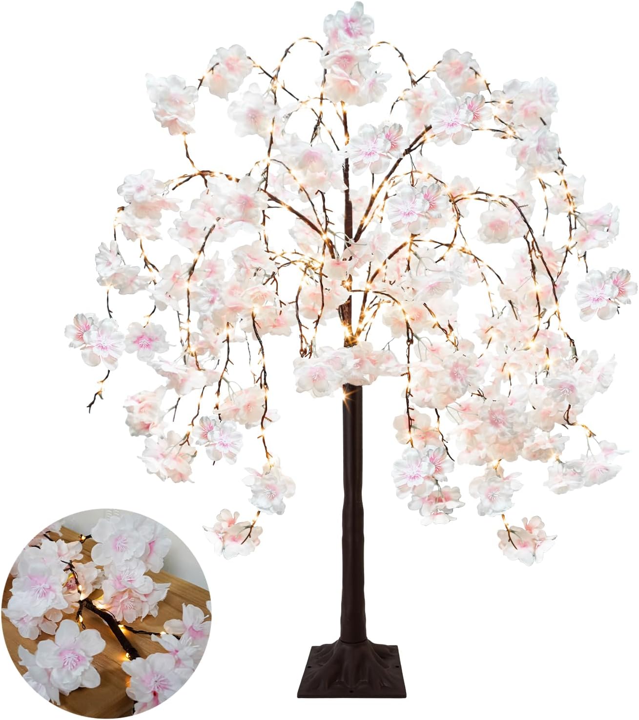 Amazon.com: Bexdir Olive Tree Light, 5FT 144 LED Lighted Olive Tree ...