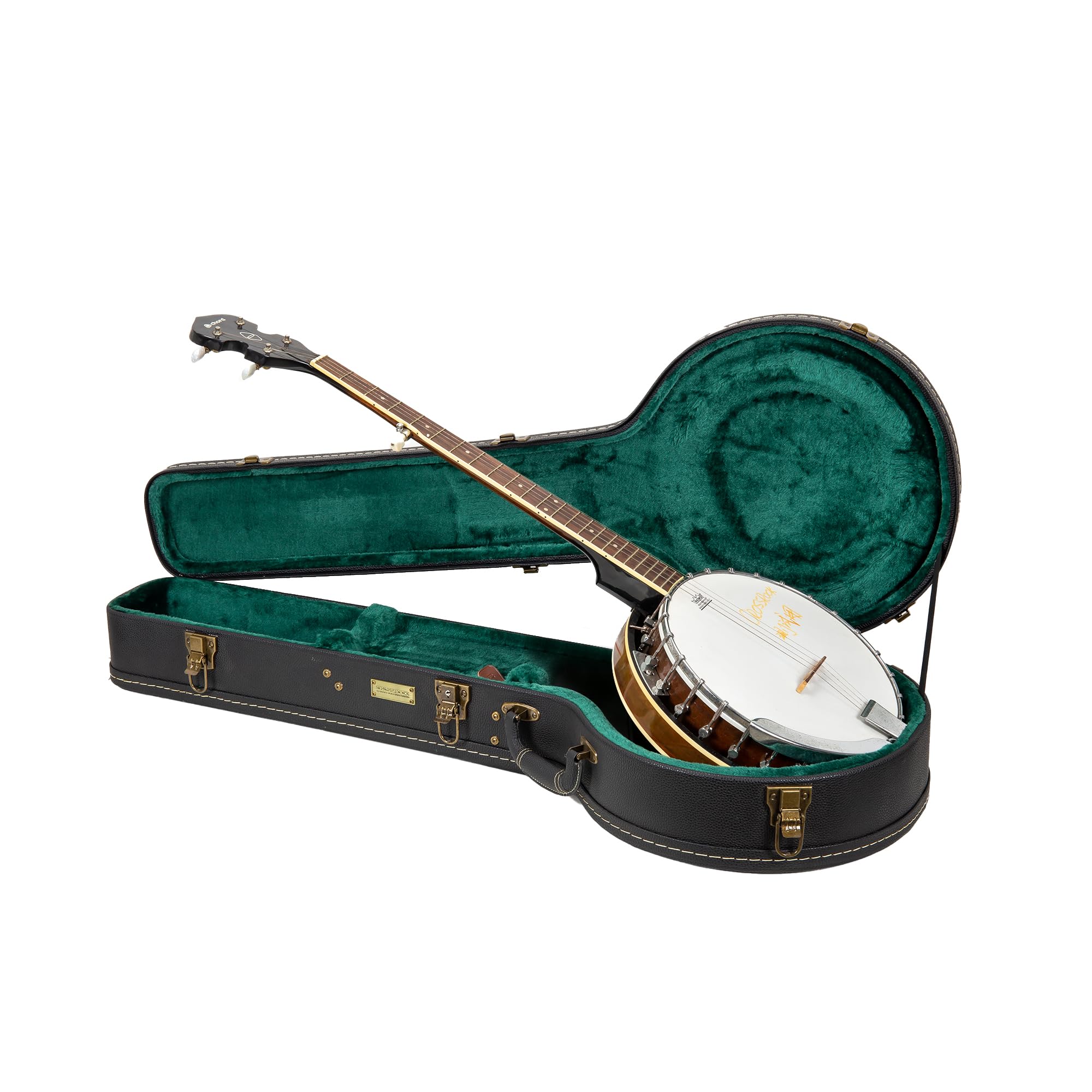 Amazon.com: Crossrock Wooden Case fits 5-String Resonator styles of ...