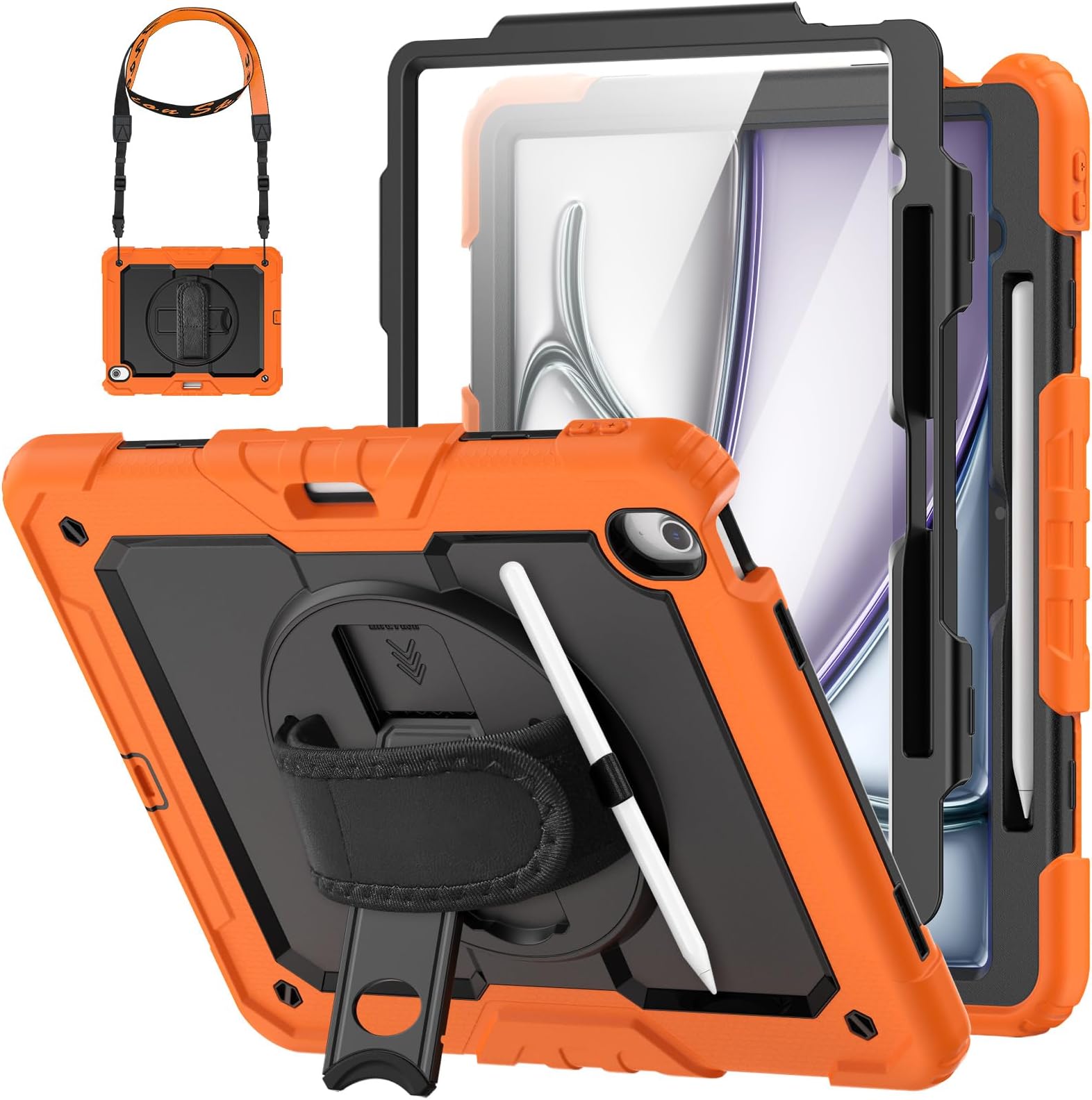 Amazon.com: HXCASEAC Case for iPad Air 13 inch (M3 2025) & (M2 2024 ...