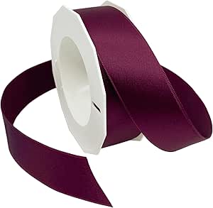 Amazon.com: Morex Ribbon DF Swiss Satin Ribbon 1 inch x 10 Yards ...