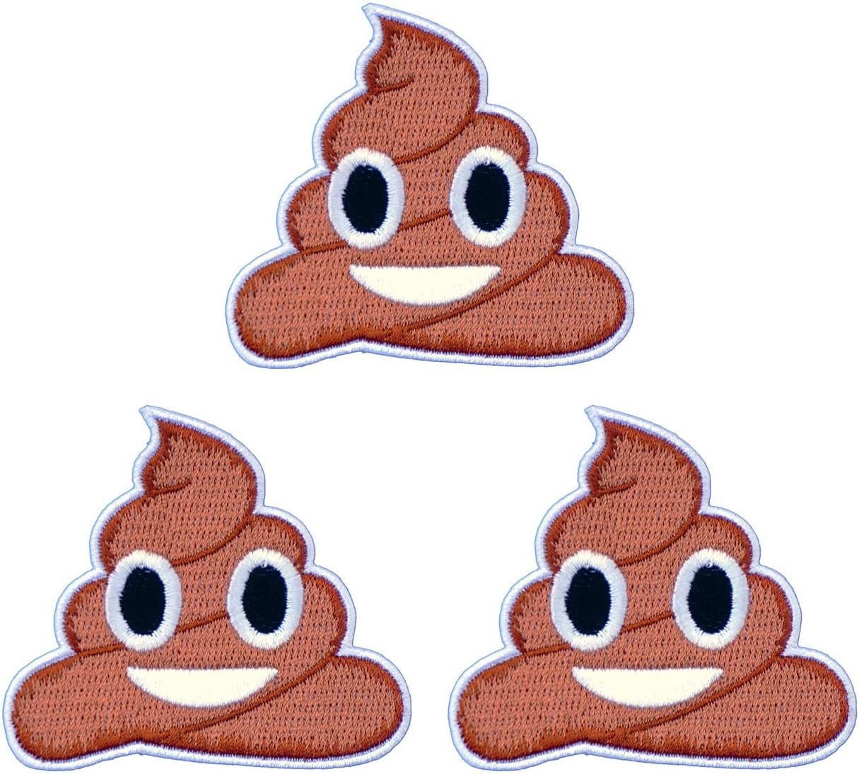 Amazon.com: Graphic Dust Poop Unji Oonji Embroidered Iron on Patch ...