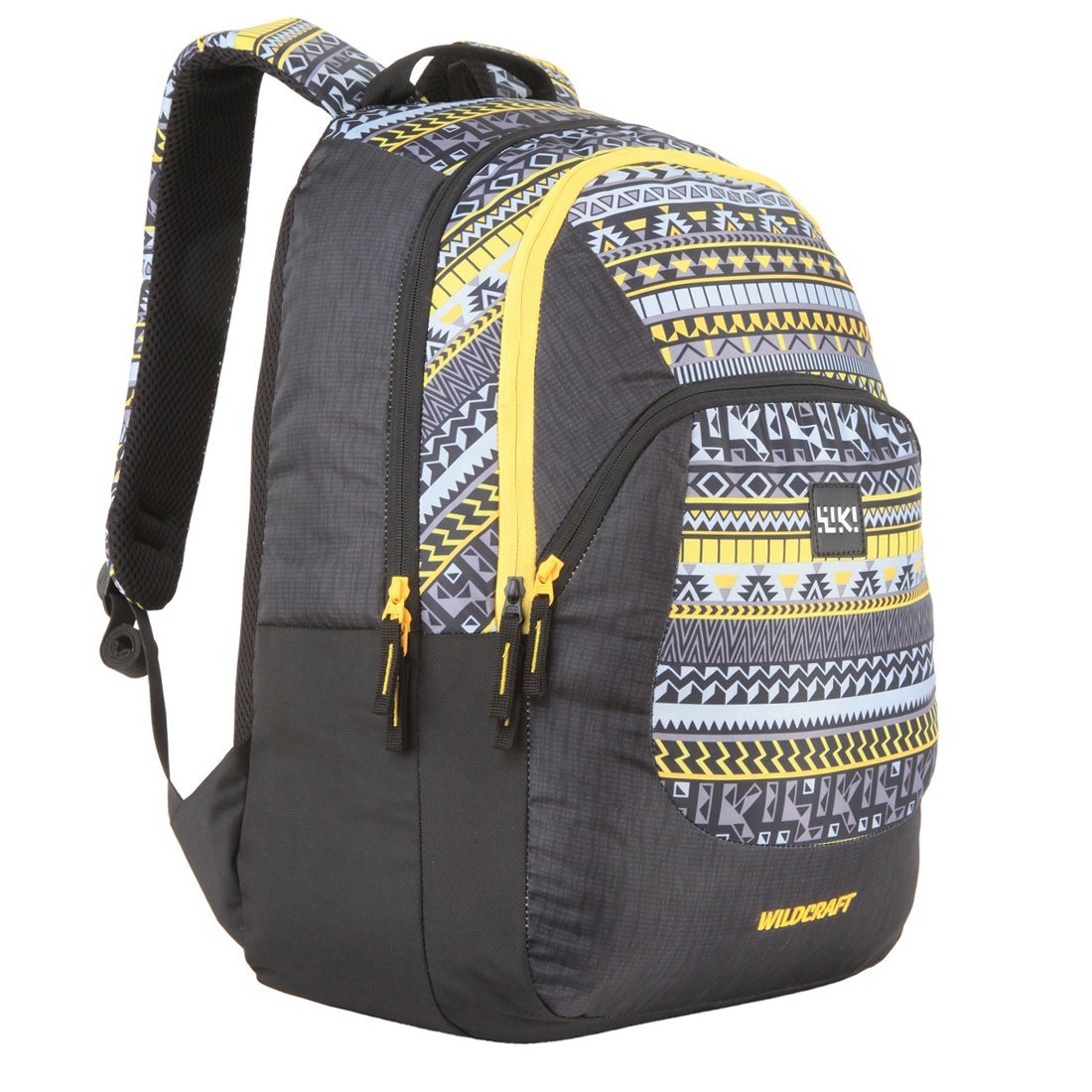 Buy Wildcraft Polyester 31 Ltrs Yellow School Backpack (Wiki 3 Aztec 3 ...