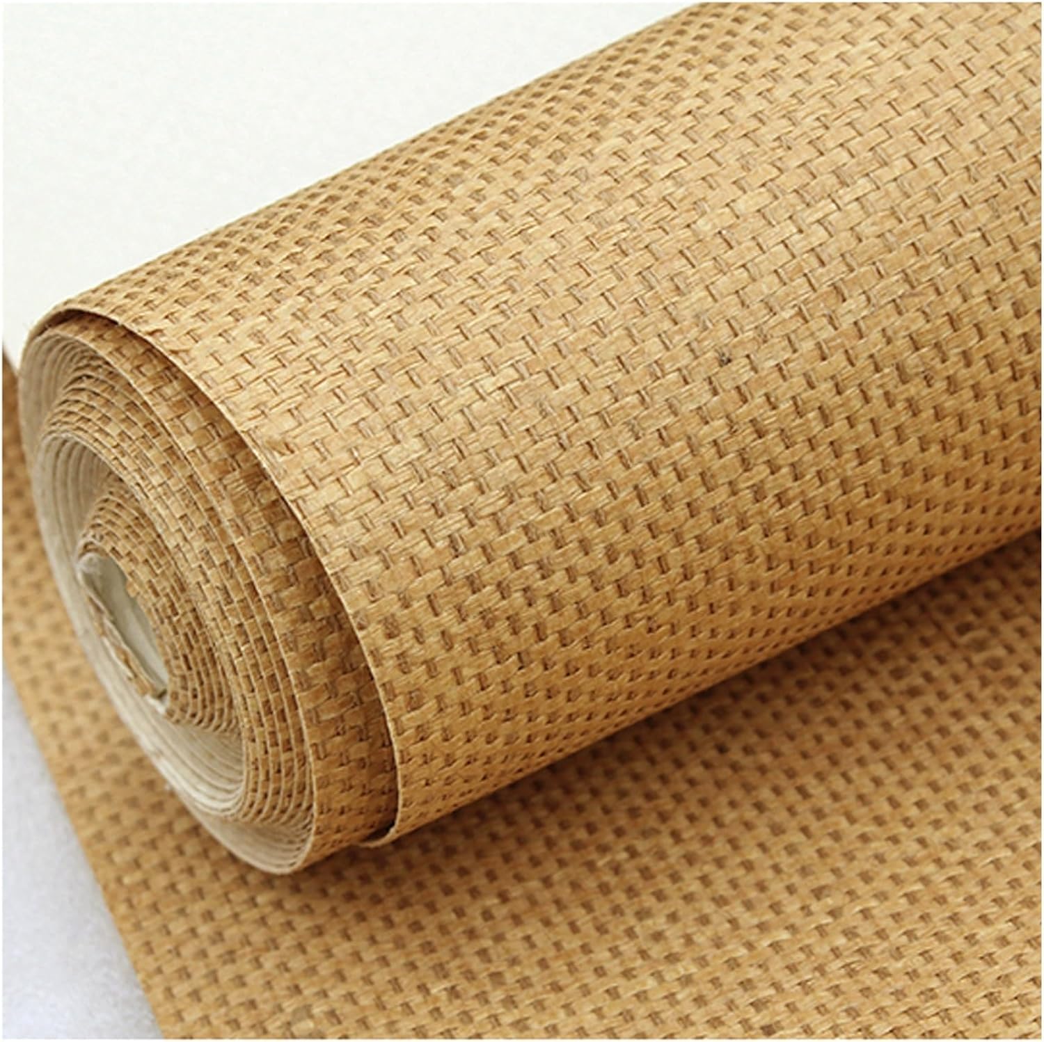 Amazon.com: Grasscloth Wallpaper Textured Woven Wallcovering,Natural ...