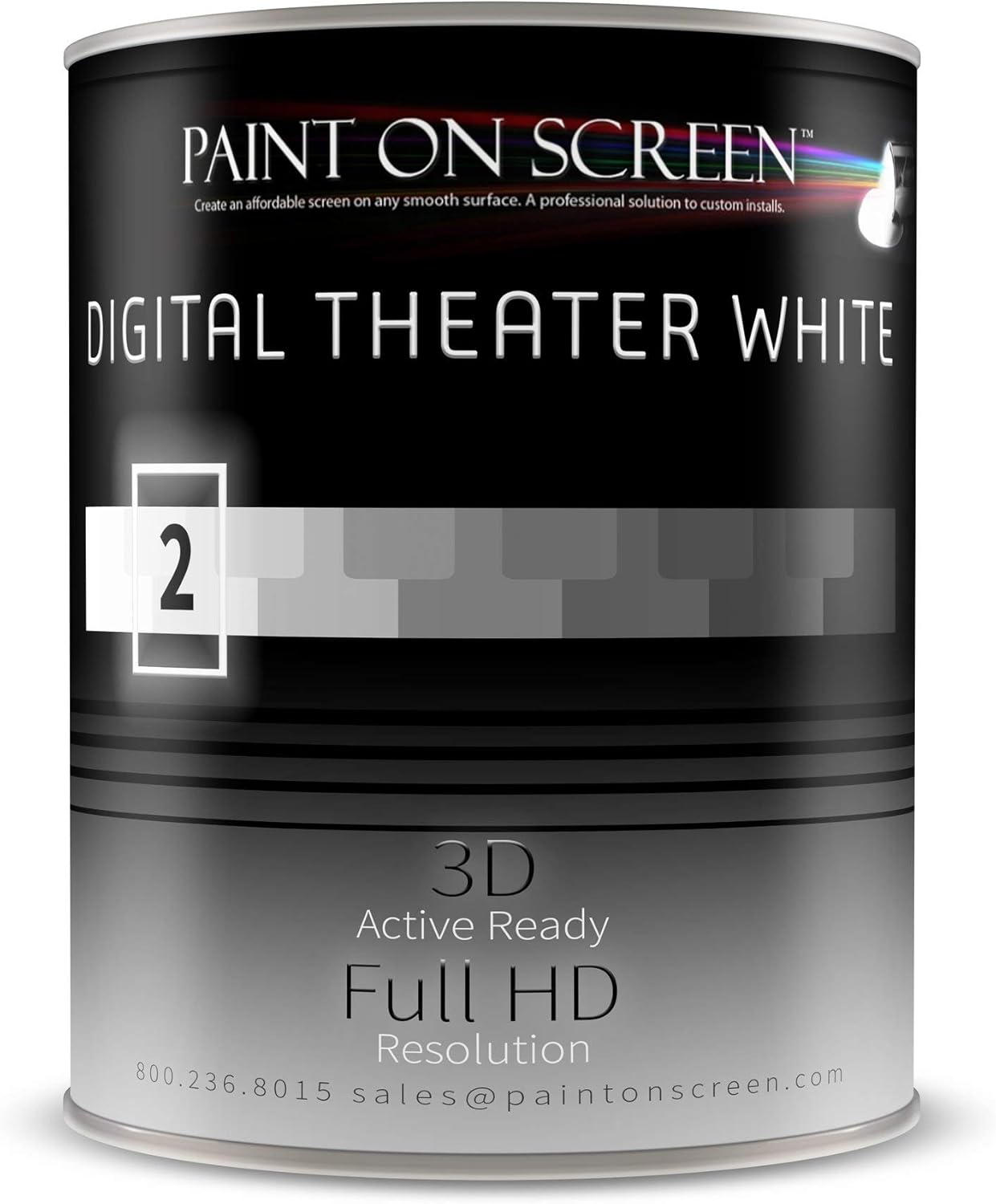 Amazon.com: Paint On Screen Projector Screen Paint | Single-Coat Short ...