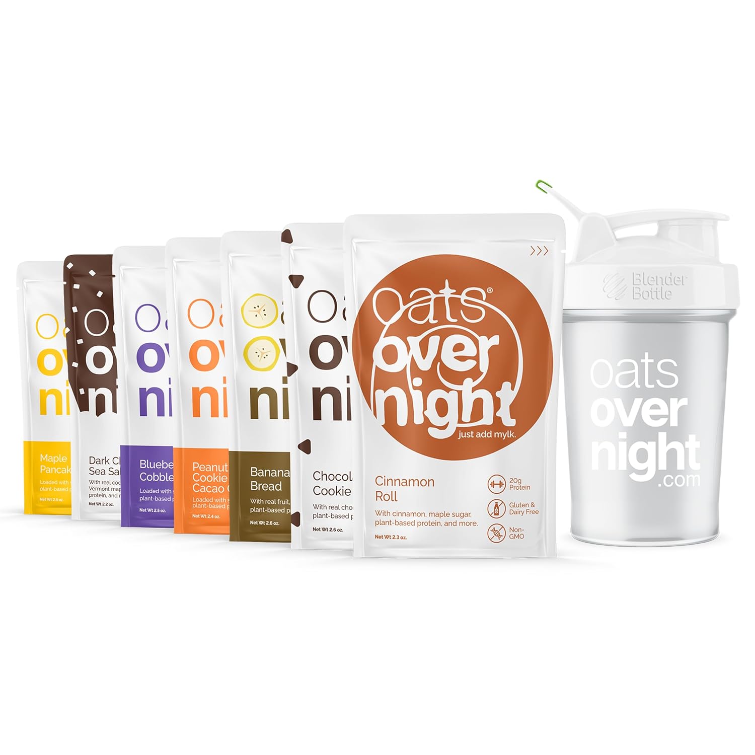 Amazon.com: Oats Overnight Vegan Variety Pack - High Protein, High ...