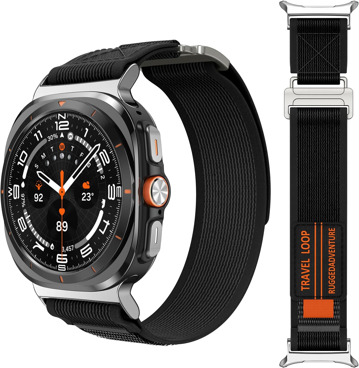 Kamita Nylon Strap Compatible with Samsung Galaxy Watch Ultra Straps ...