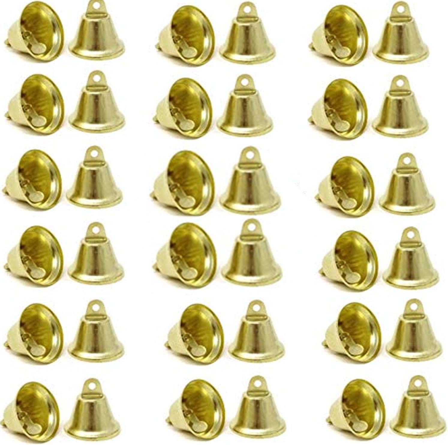 Amazon.com: 60PCS 26mm/1inch Gold Bells Mini Liberty Bells for Crafts ...