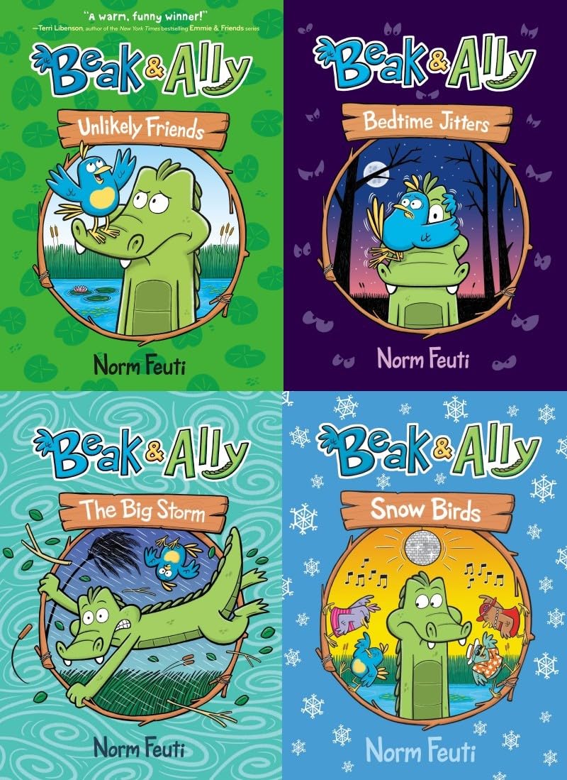 Beak & Ally Series 4 Books Set: Norm Feuti: Amazon.com: Books
