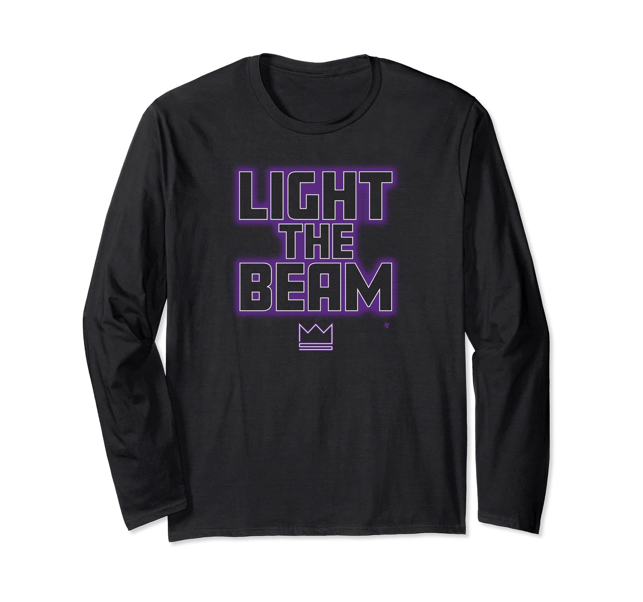 Amazon.com: Light the Beam - Sacramento Basketball Long Sleeve T-Shirt ...