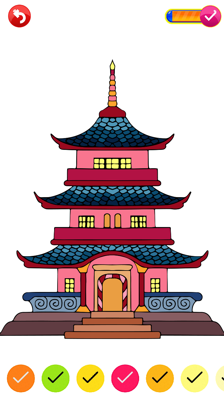 Japanese Coloring Book : Color by Number - Coloring Games for Adults ...