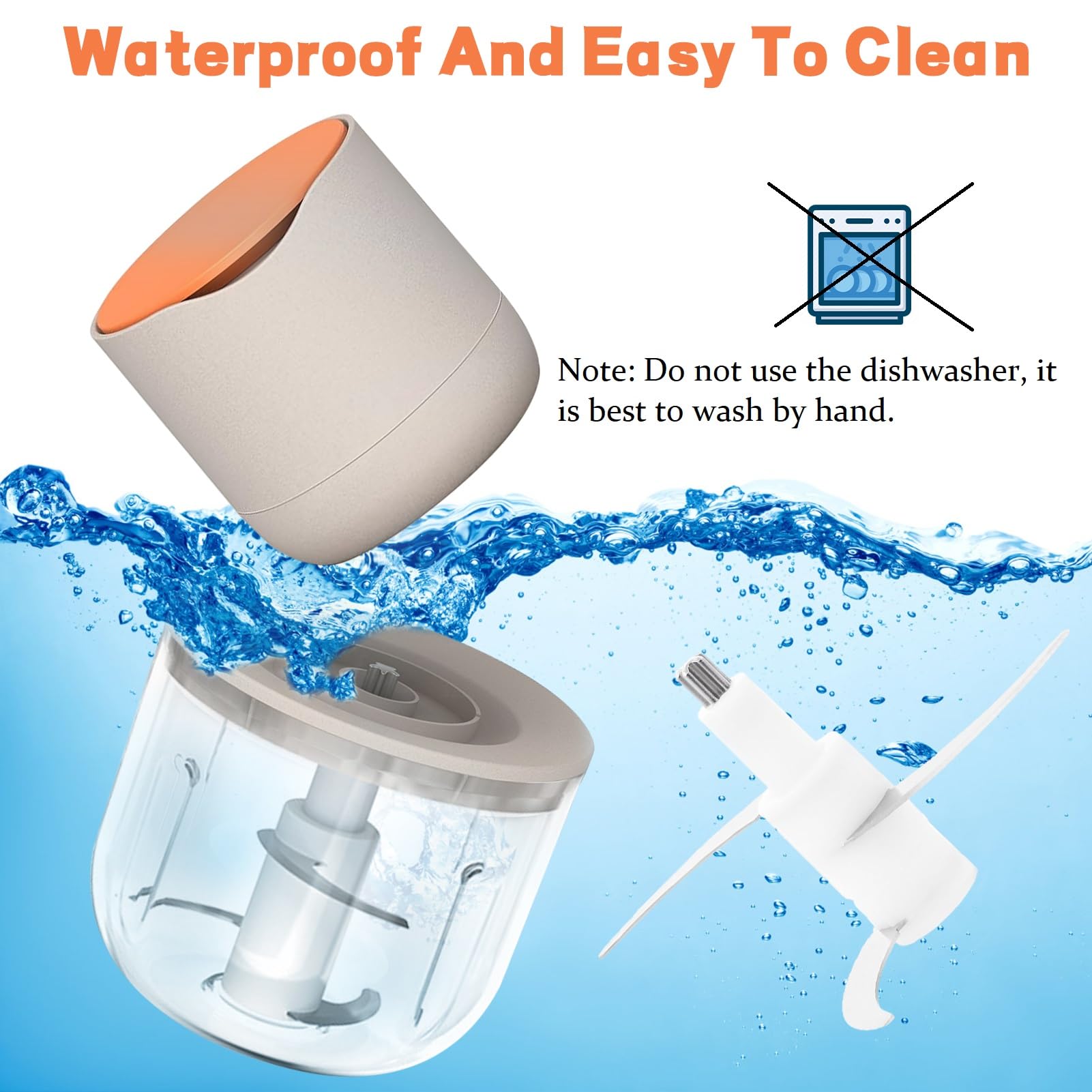 Snapklik.com : Mini Food Processor, Electric Garlic Chopper, Electric ...