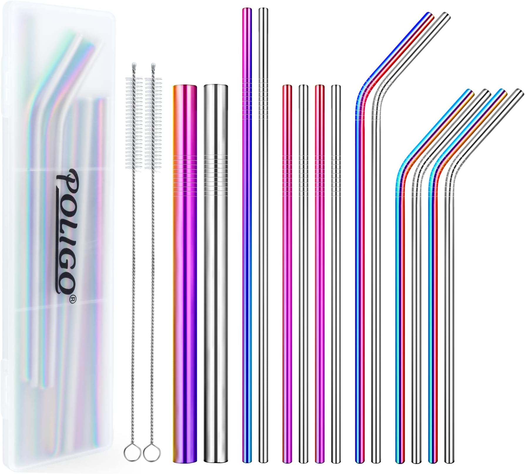 Amazon.com: Vilihkc Stainless Steel Straw, heart-shaped mouth Food ...