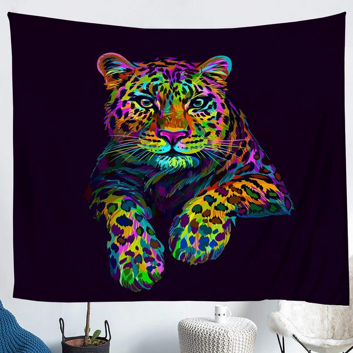 Erosebridal Bohemia Leopard Tapestry Cheetah Wall Hangings Leopard ...
