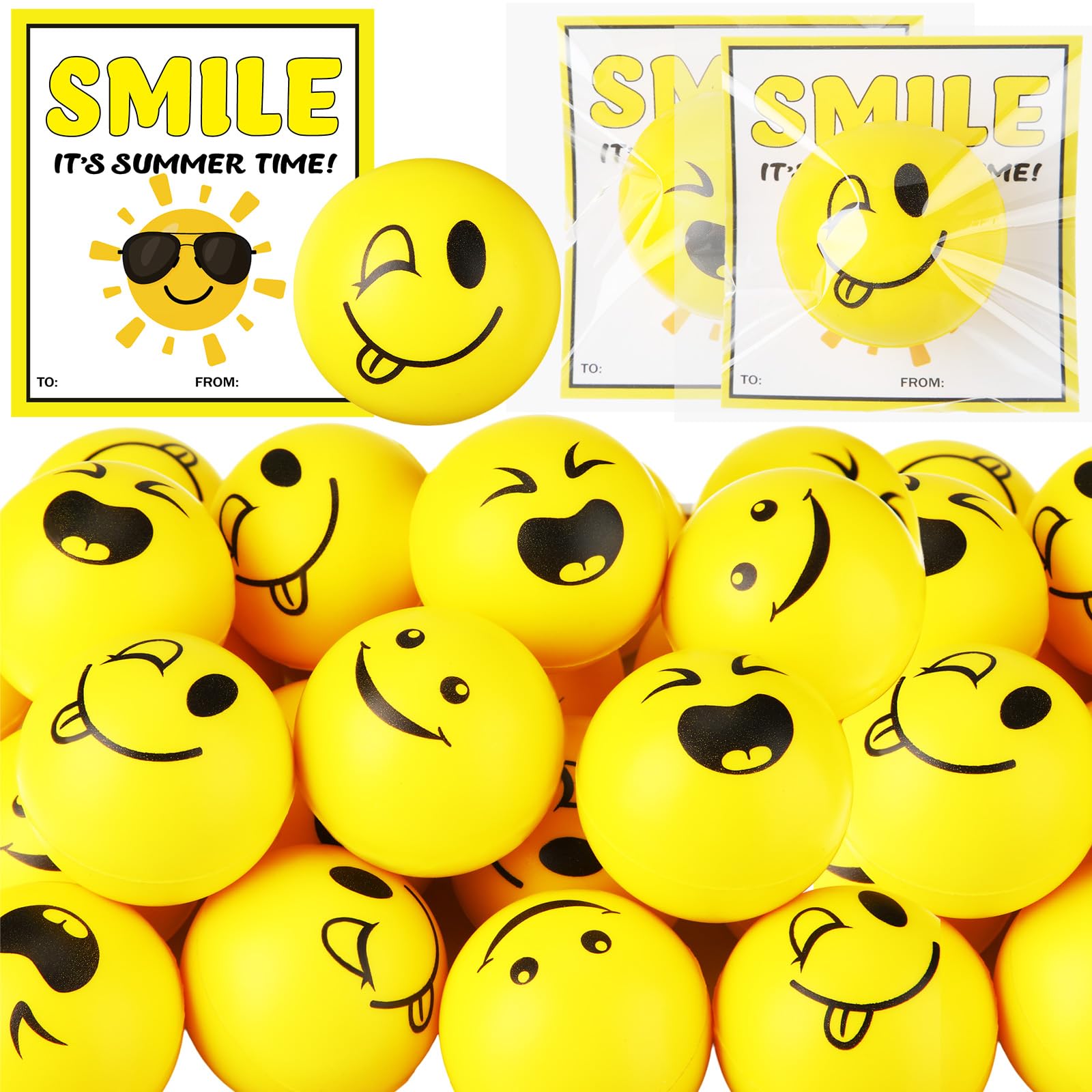 Snapklik.com : Meooeck 24 Pack Stress Balls End Of The Year Gifts For ...