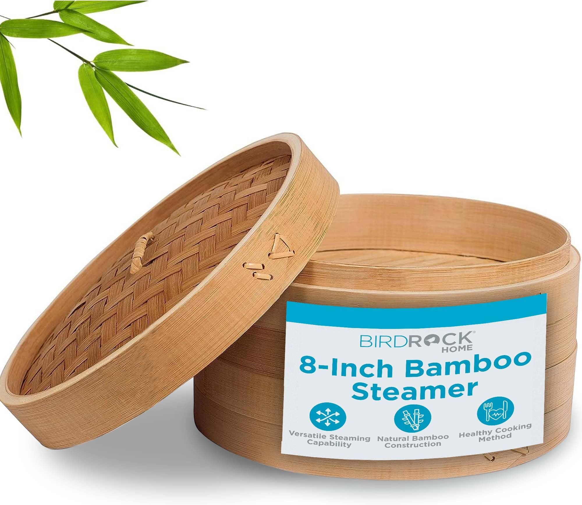 Amazon.com: Helen's Asian Kitchen Bamboo Food Steamer with Lid - 100% ...