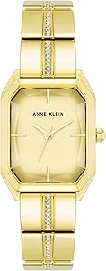 Anne Klein Reloj para dama extensible de acero color dorado AK4090CHGB ...