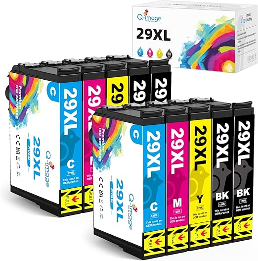 Q-image 29 29XL High Yield Ink Cartridge Multipack Compatible with ...
