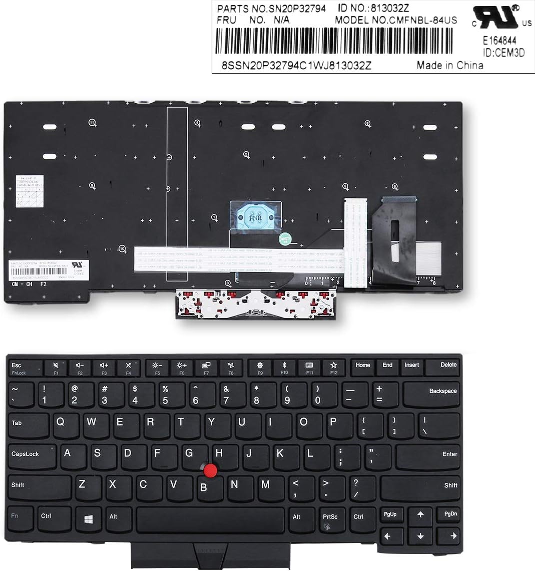 Amazon.com: Laptop Replacement Backlight Keyboard for Lenovo Thinkpad ...