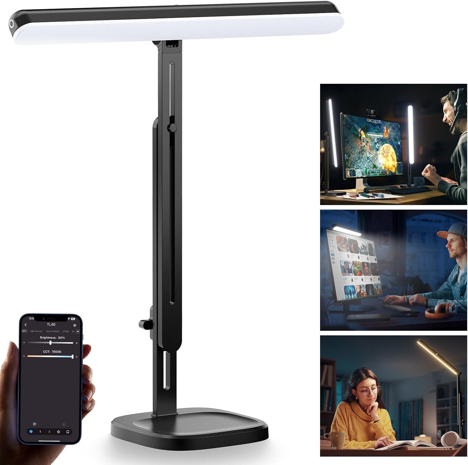 Amazon.com : NEEWER TL40 USB Streaming Light Bar LED Gaming Light with ...