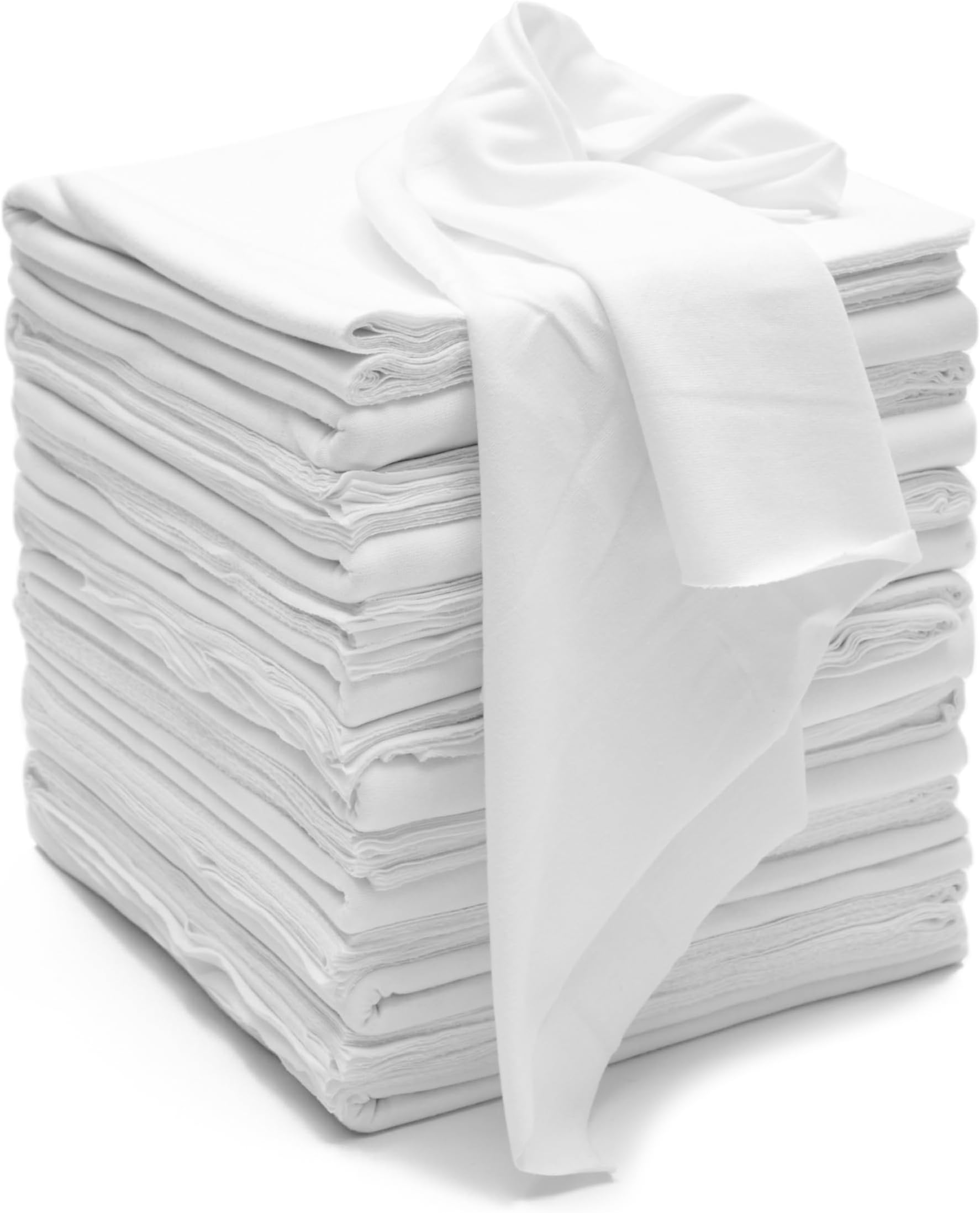 Amazon.com: VALENGO New Lint Free Rags 100% Cotton Cloth, Soft Tshirt ...