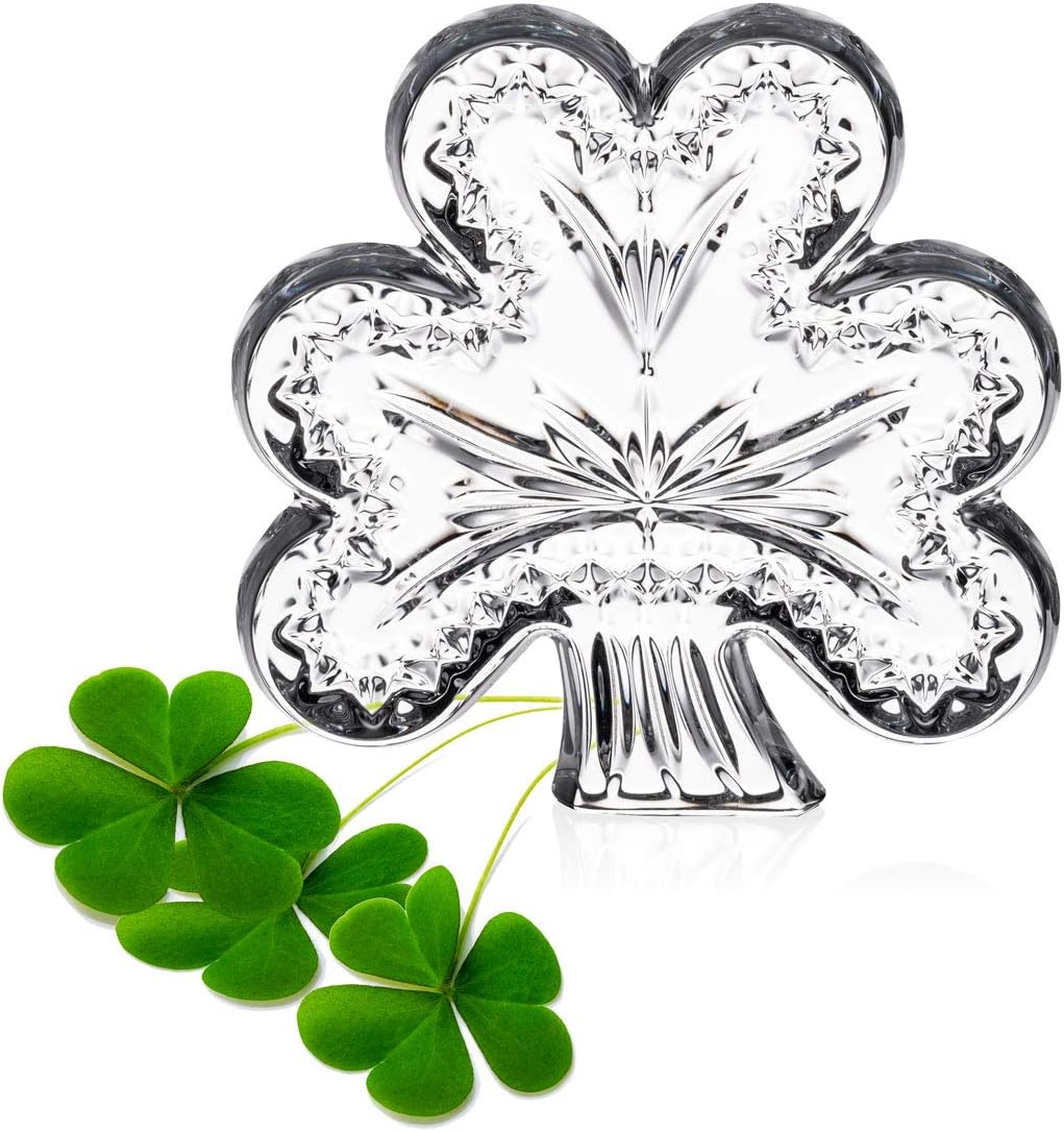 Amazon.com: Waterford Irish Shamrock Paperweight : Office Products
