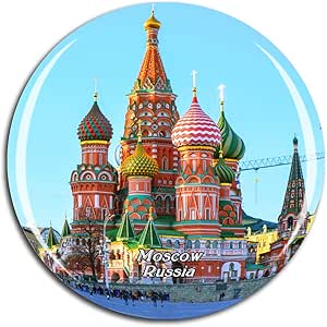 Amazon.com: Weekino Russia St. Basil's Cathedral Moscow Fridge Magnet ...