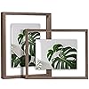 Amazon.com - Afuly 8x10 Floating Picture Frame Rustic Wood Glass Photo ...