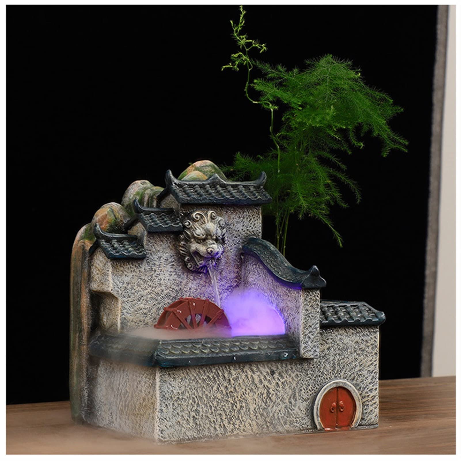 Diy Indoor Waterfalls Table Top Bamboo Water Fountain Indoor Style.
