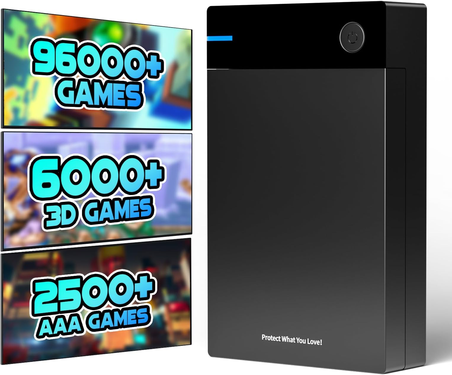 Amazon.com: Kinhank 12T HDD Retro Gaming Hard Drive with 96000+ Classic ...