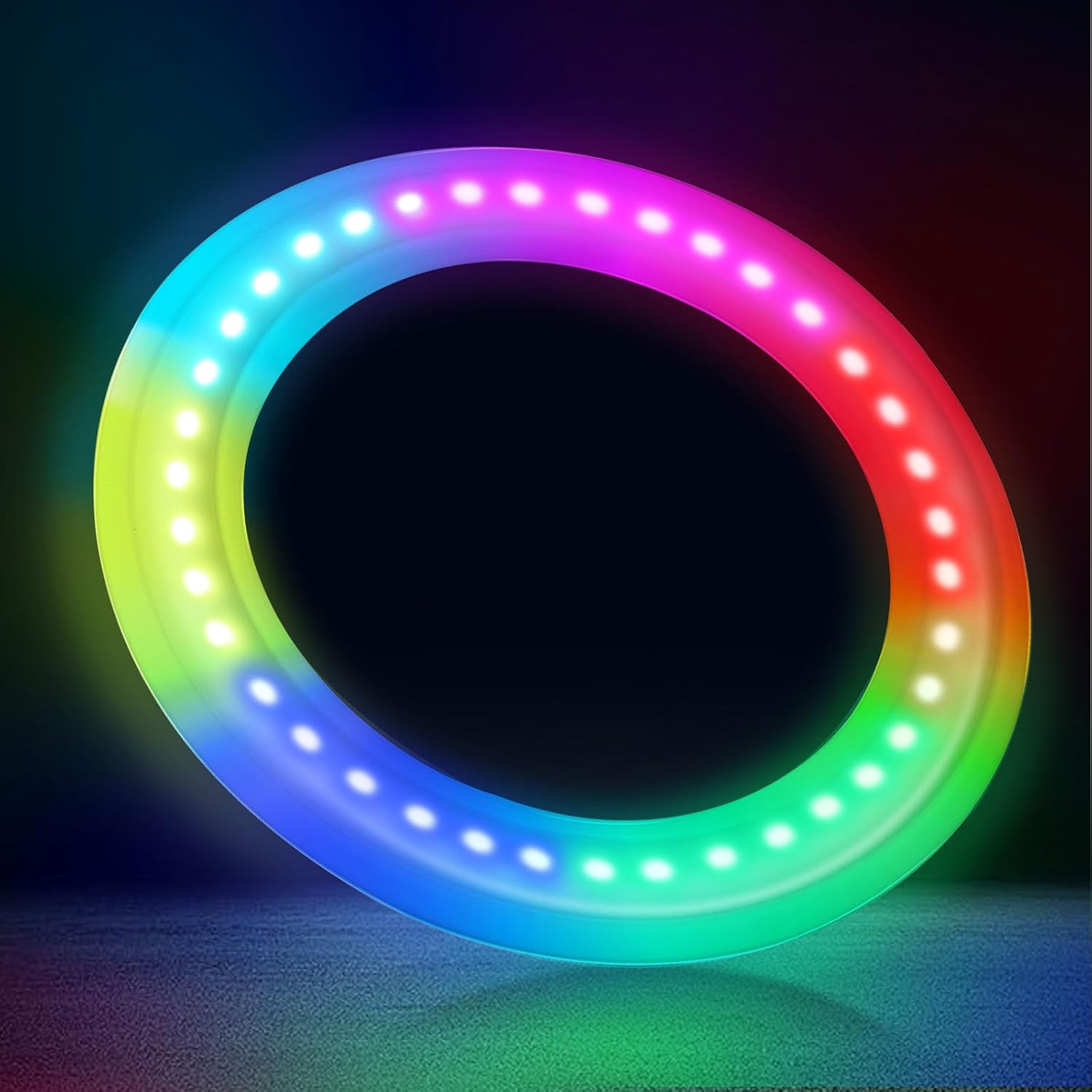 Amazon.com: Dilabnba Flying Ring Disc Toy LED Light Beach Backyard ...