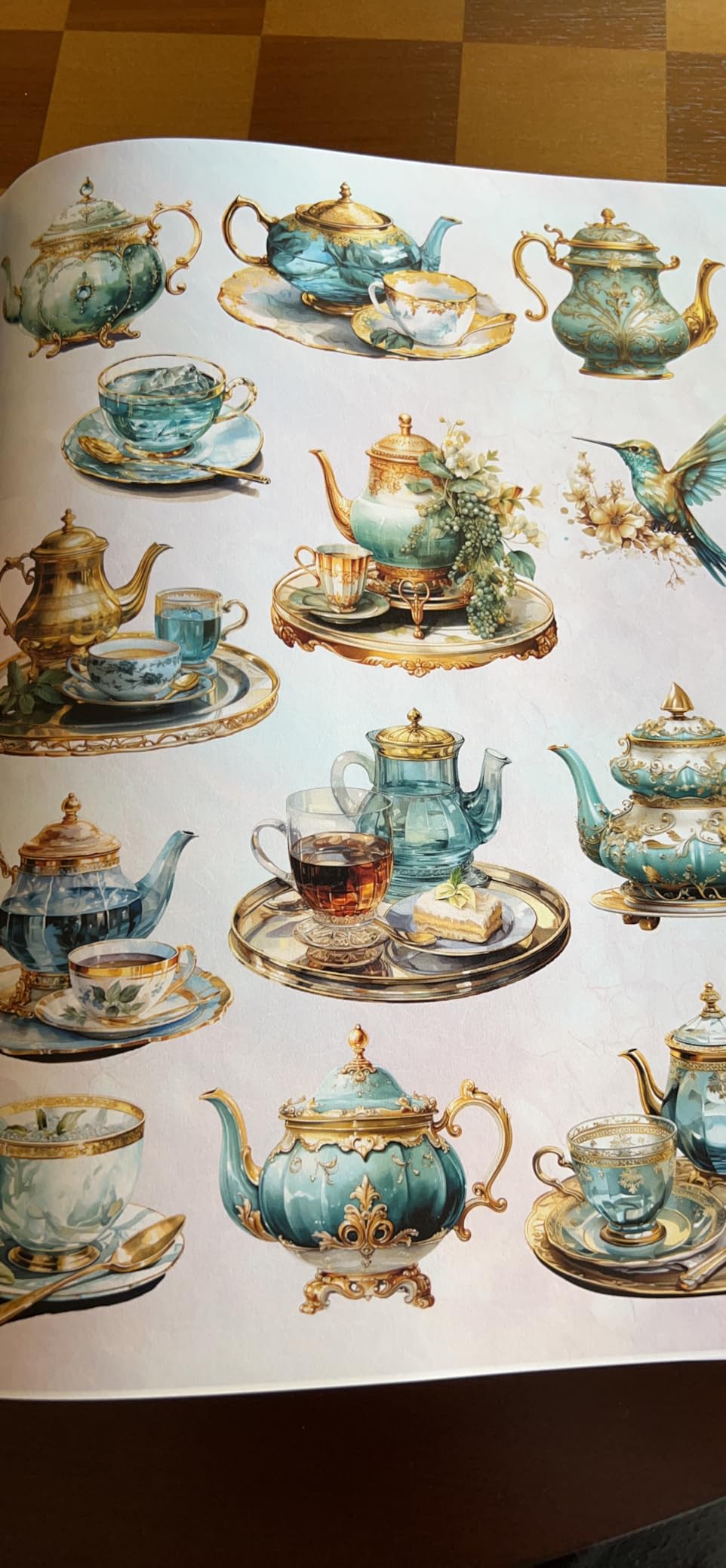 Cut and Collage Tea Time Ephemera Book: High Quality Images Of Dessert ...