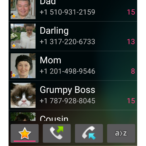 Contacts widget with dialer - App on Amazon Appstore