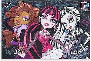 Amazon.com: Redamancy Anime Monster High Poster Canvas Wall Art Posters ...