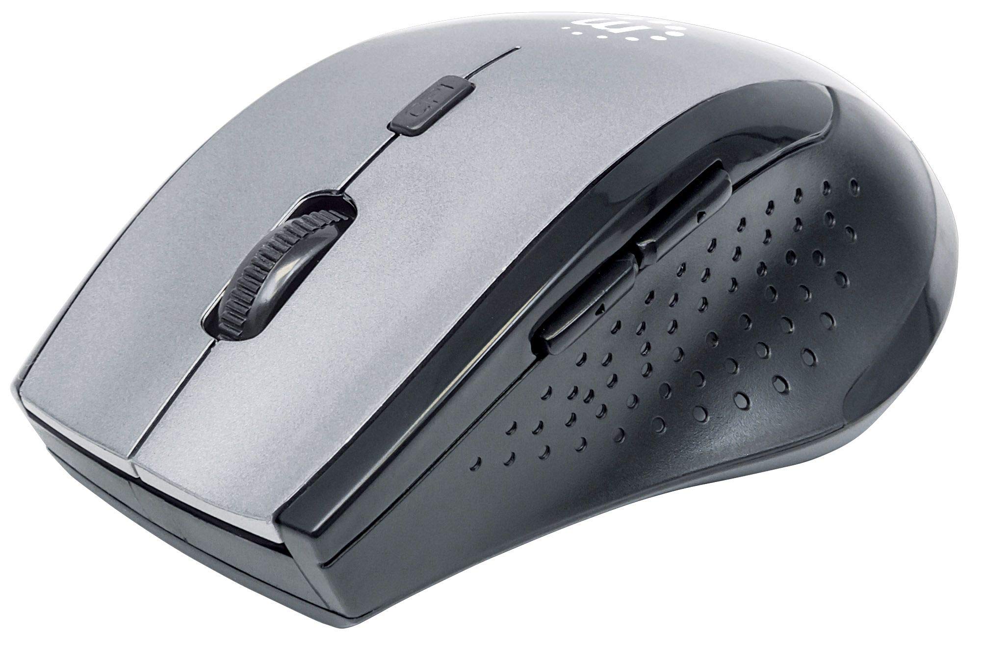 Amazon.com: Manhattan Curve Wireless Optical Mouse - with Auto Power ...