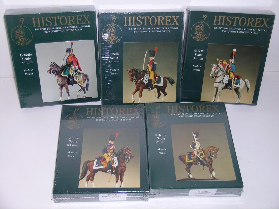 Amazon.com: Historex-A Set of Five Mounted Napoleoinc Figures ...