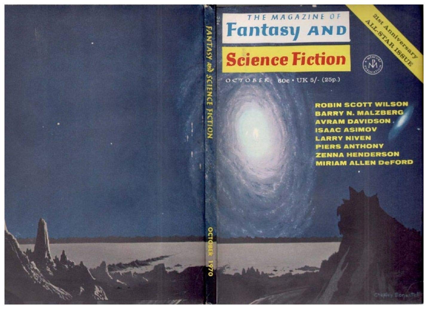 The Magazine of Fantasy and Science Fiction, October 1970 | 21st ...