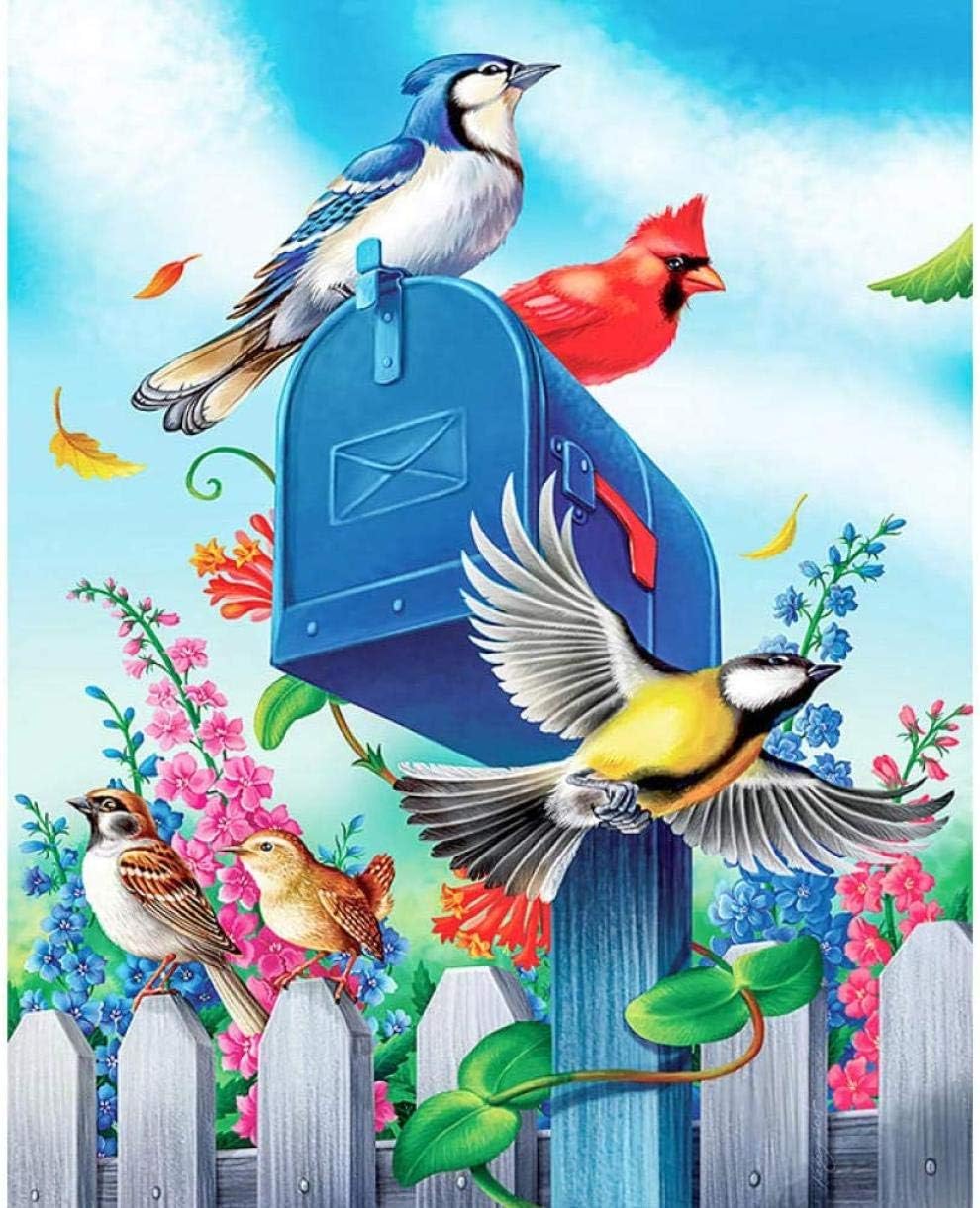 POIUYTRE_Wooden Jigsaw Puzzles 500/100/1500 Pieces_Bird oil painting ...