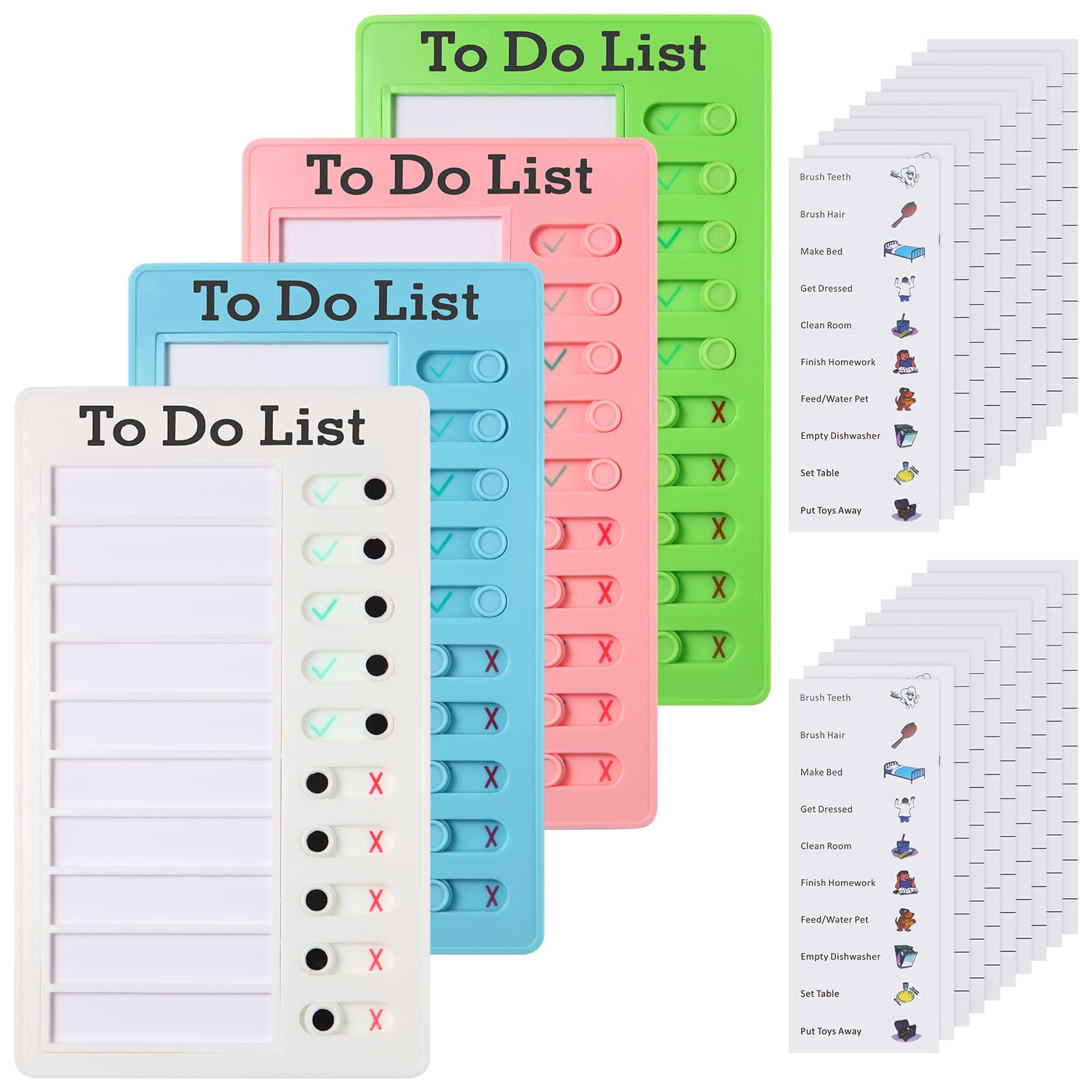 Chore Chart For Adults , Sliding Routine Chart To Do List Visual ...