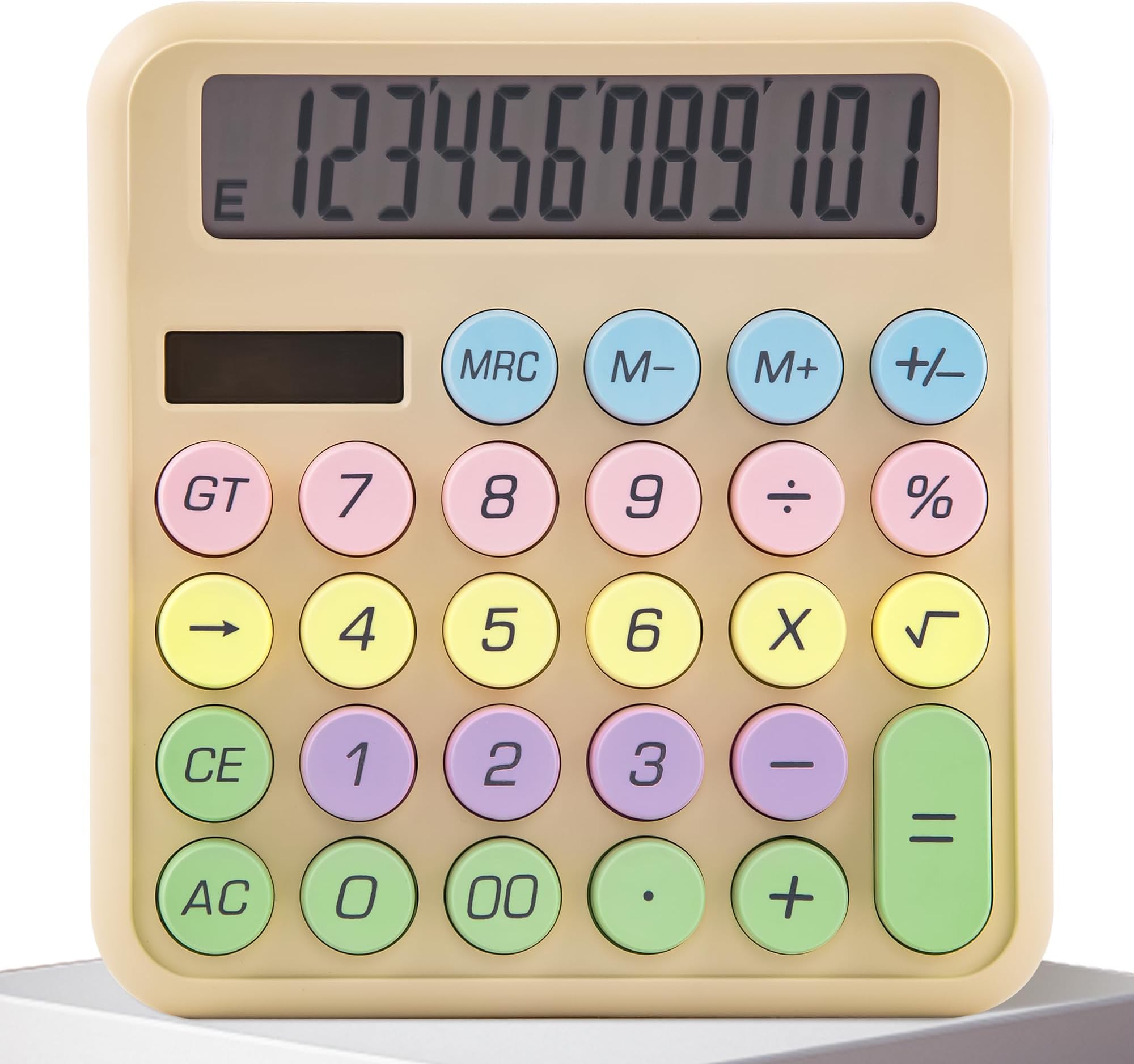 Amazon.com : Golcellia Calculators Desktop, Beige Mechanical Calculator ...