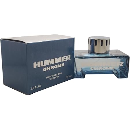 Amazon.com : Hummer Chrome Cologne for Men EDT 4.2 oz : Beauty ...
