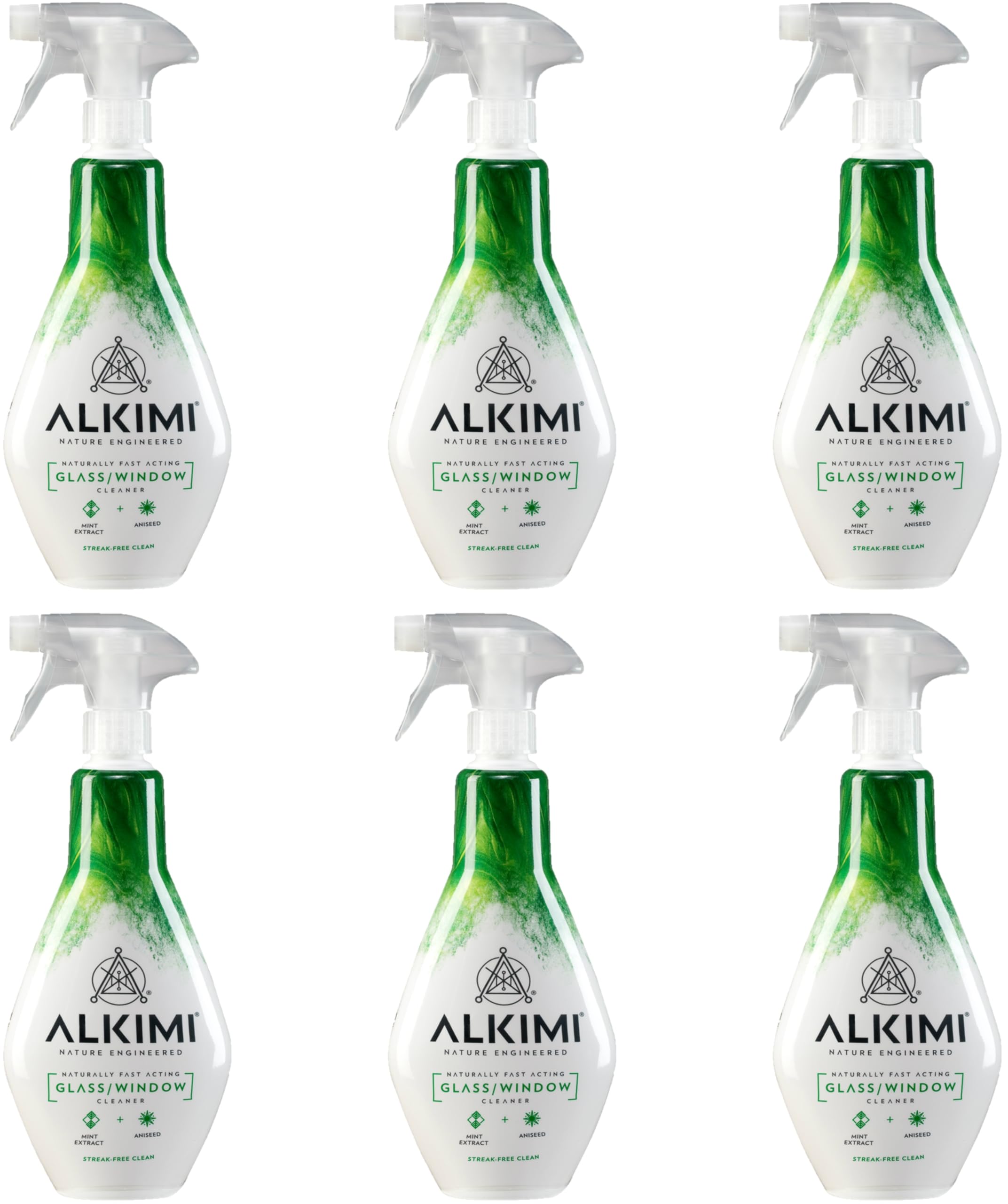 ALKIMI Glass Cleaner Spray x6 – Nature-Engineered Glass and Window ...