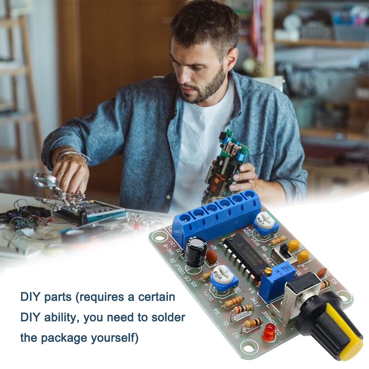 DAOKAI ICL8038 Monolithic Function Signal Generator Module sine ...