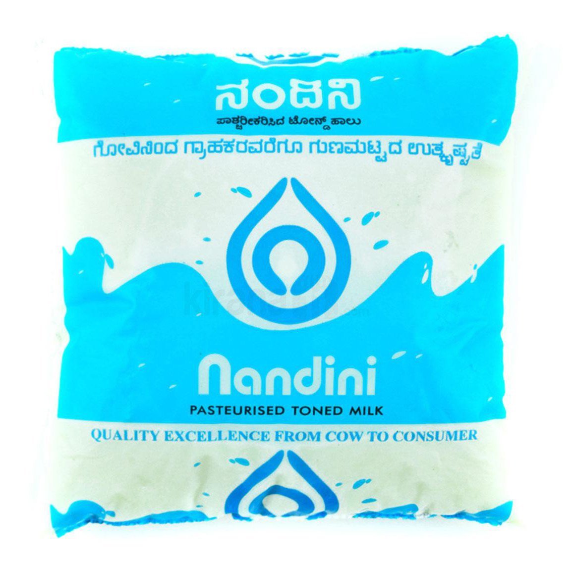 Nandini Pasteurised Toned Milk, 500ml Pack : Amazon.in: Grocery ...