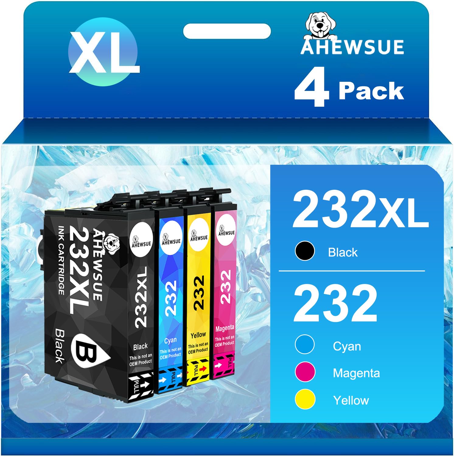 Amazon.com: AHEWSUE 232XL Ink Cartridges Remanufactured Replacement for ...