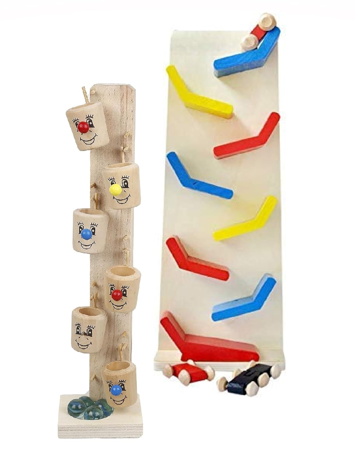 Buy Spylark Toys - Handcrafted Wooden Marble Slider & Slippery ...