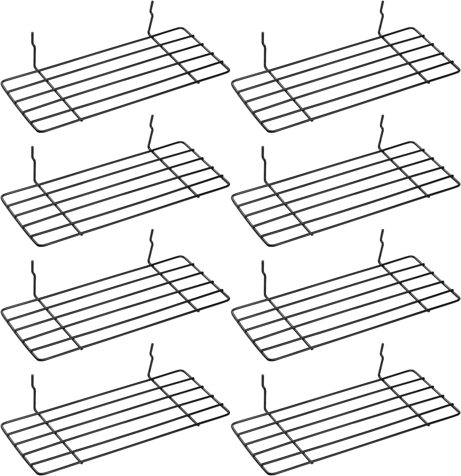 Amazon.com: 8 PCS Pegboard Shelf Hooks, 6 Inch Metal Utility Hook ...