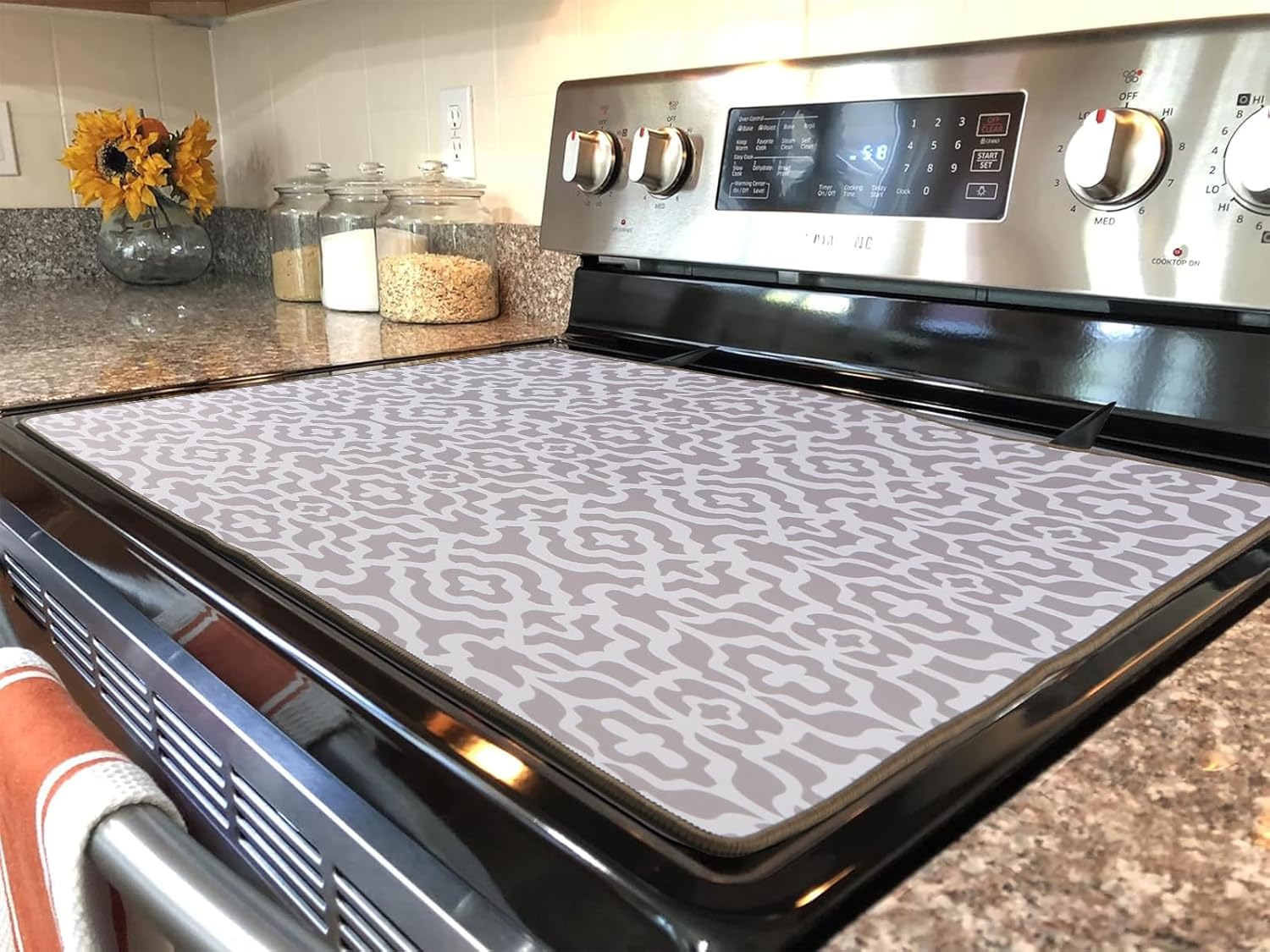 Amazon.com: Stove Top Cover for Electric Stove (30"x21") - Ceramic ...